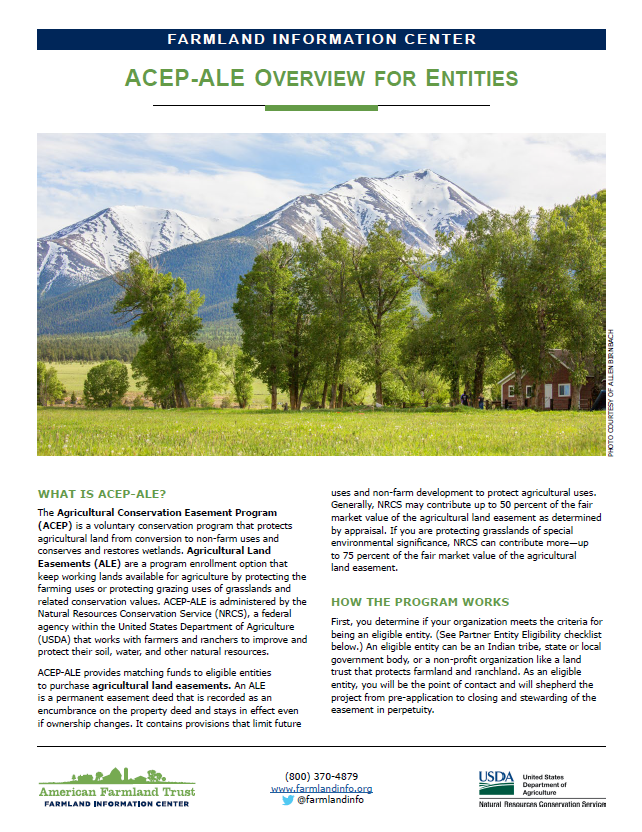 ACEP-ALE Overview for Entities - FIC