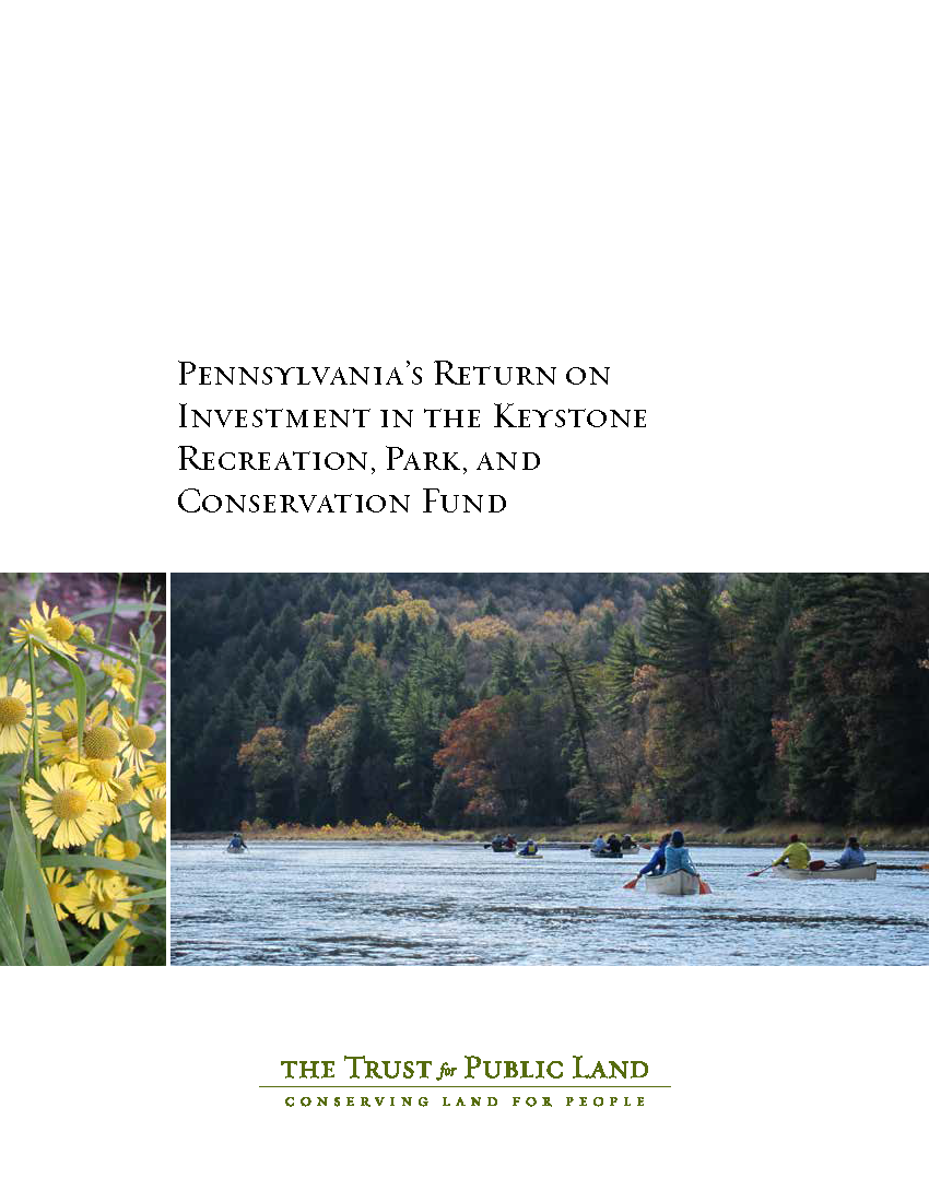 Pennsylvania’s Return on Investment in the Keystone Recreation, Park ...