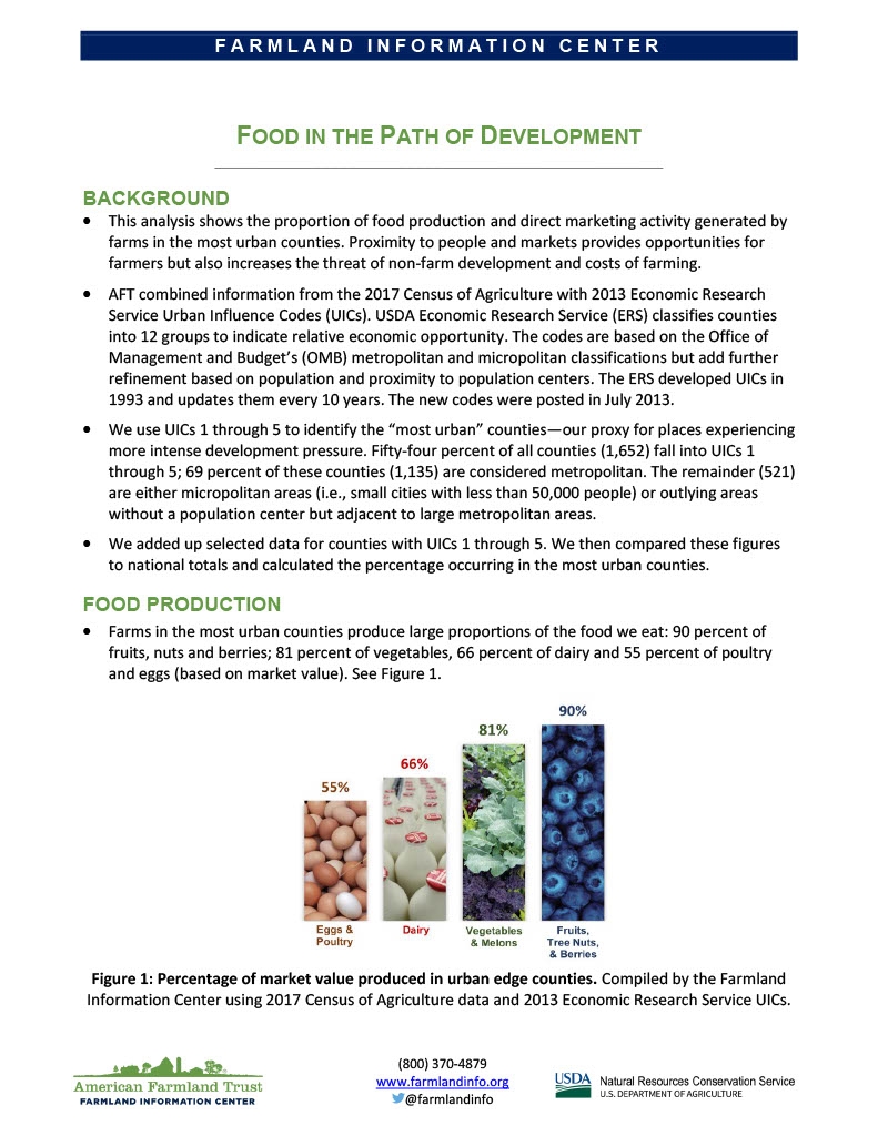 Food in the Path of Development Talking Points - FIC